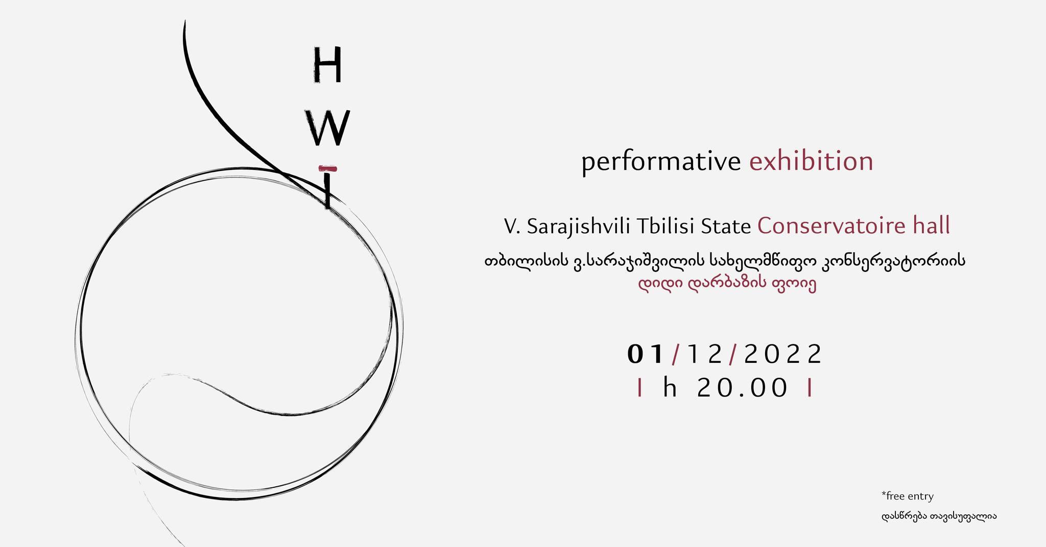 Performative Exhibition "⸮ HWĪ [why]" Takes Place at V. Sarajishvili ...