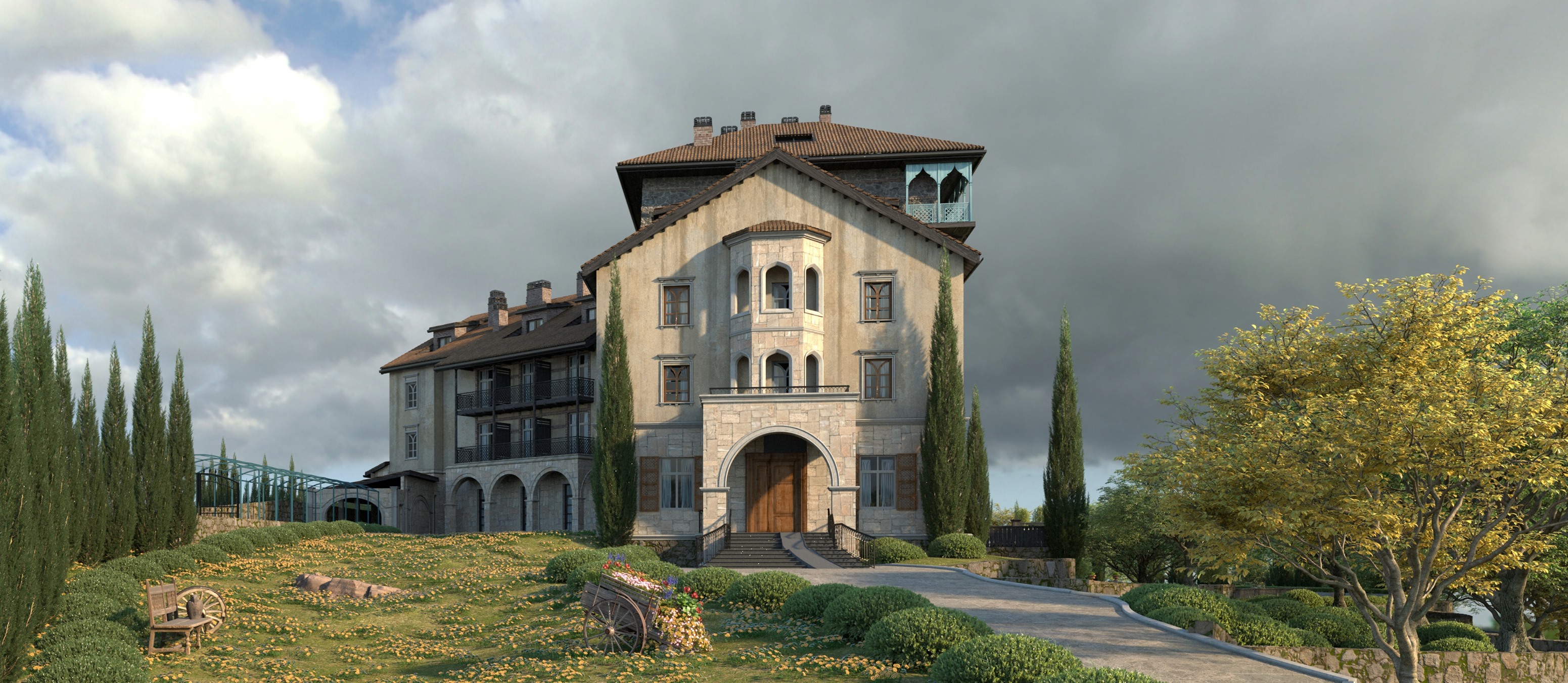High Class Hotel Villa Godoly Opens In Kakheti Next Year Tourism Cbw