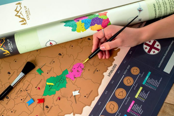 Color Up Georgia – Maps that Make Your Travel Memories Visible ...