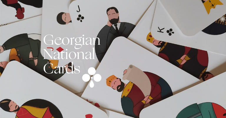 Georgian National Cards Depicting Georgian Kings and Poets - New ...