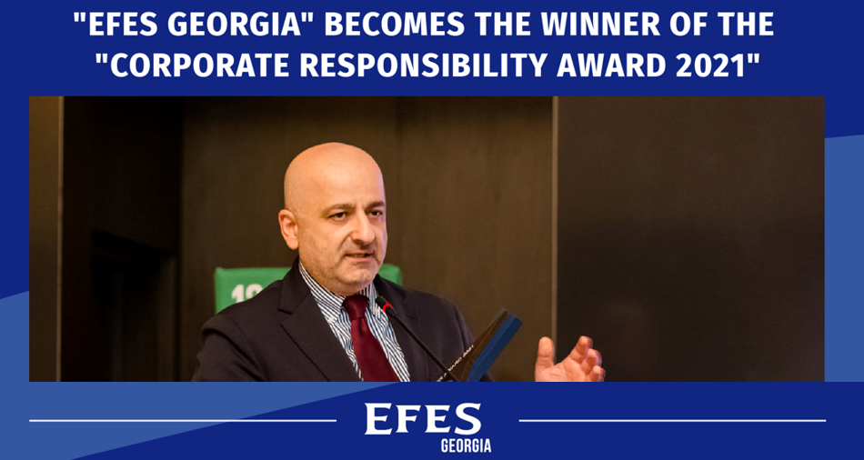 EFES Georgia Becomes the Winner of the Corporate Responsibility Award ...