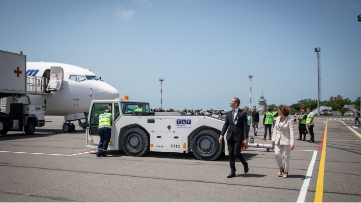Pushback Trucks Start Operating at Batumi International Airport ...
